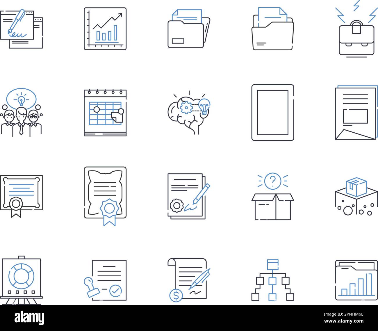 Continuous improvement line icons collection. Progress, Growth ...