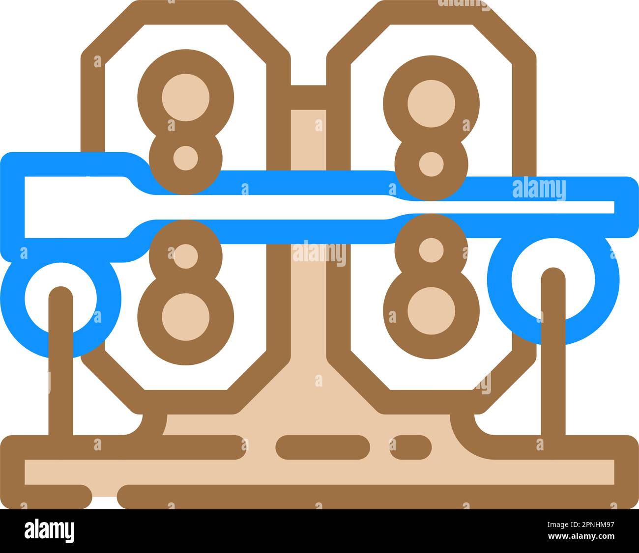 cold rolling steel production color icon vector illustration Stock ...