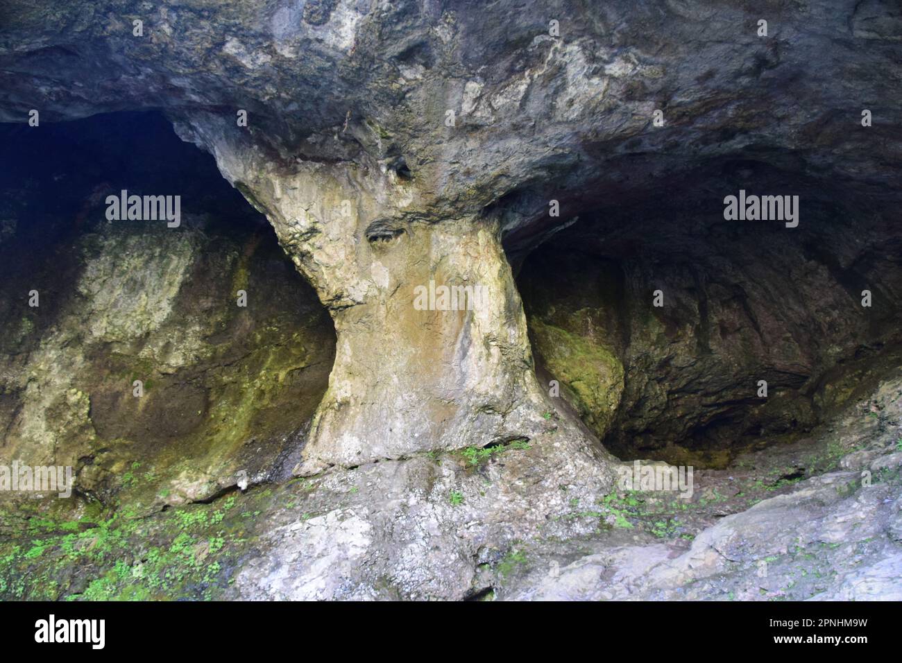 Spectacular Limestone rock formations in Dovedale form amazing caves ...