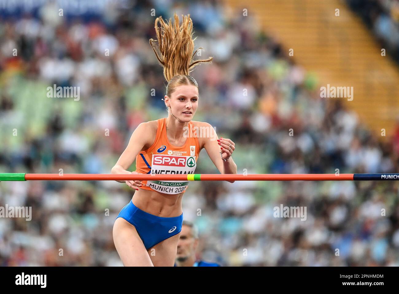 Britt Weerman (Netherlands). High Jump women. European Championships ...