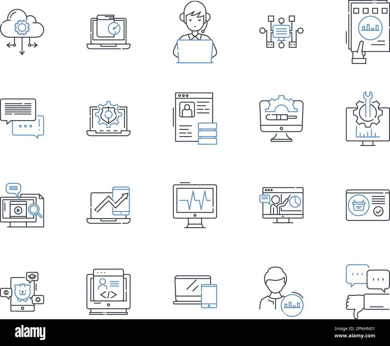 Digital design line icons collection. Vector, Typography, Layout, Grid ... Digital design line icons collection. Vector, Typography, Layout, Grid ...