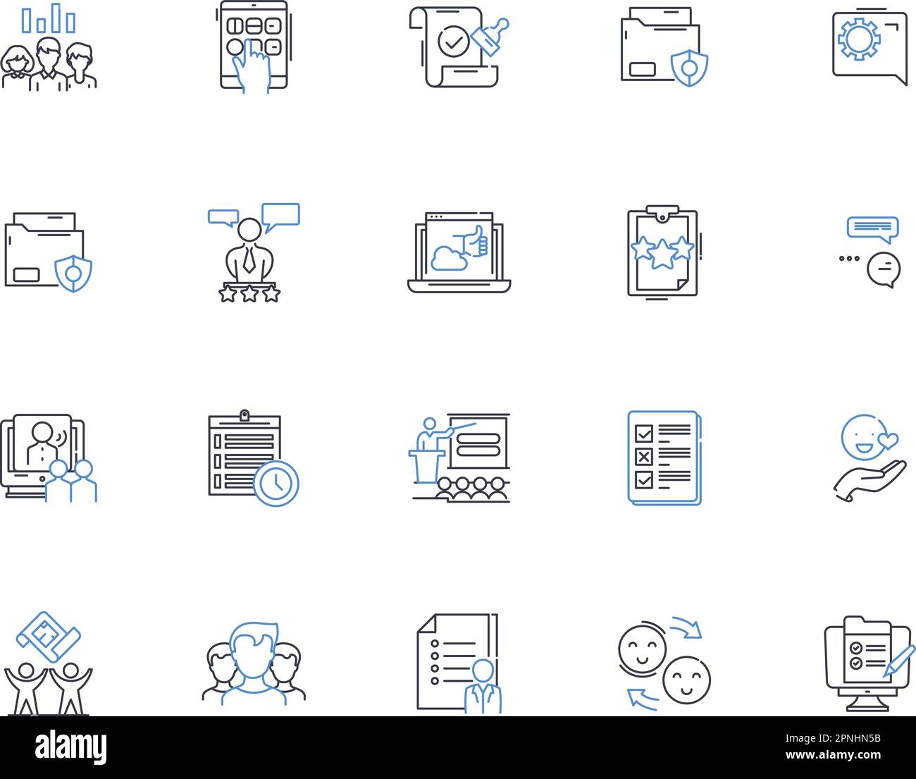 Online recording line icons collection. Stream, Webcast, Upload ... Online recording line icons collection. Stream, Webcast, Upload ...