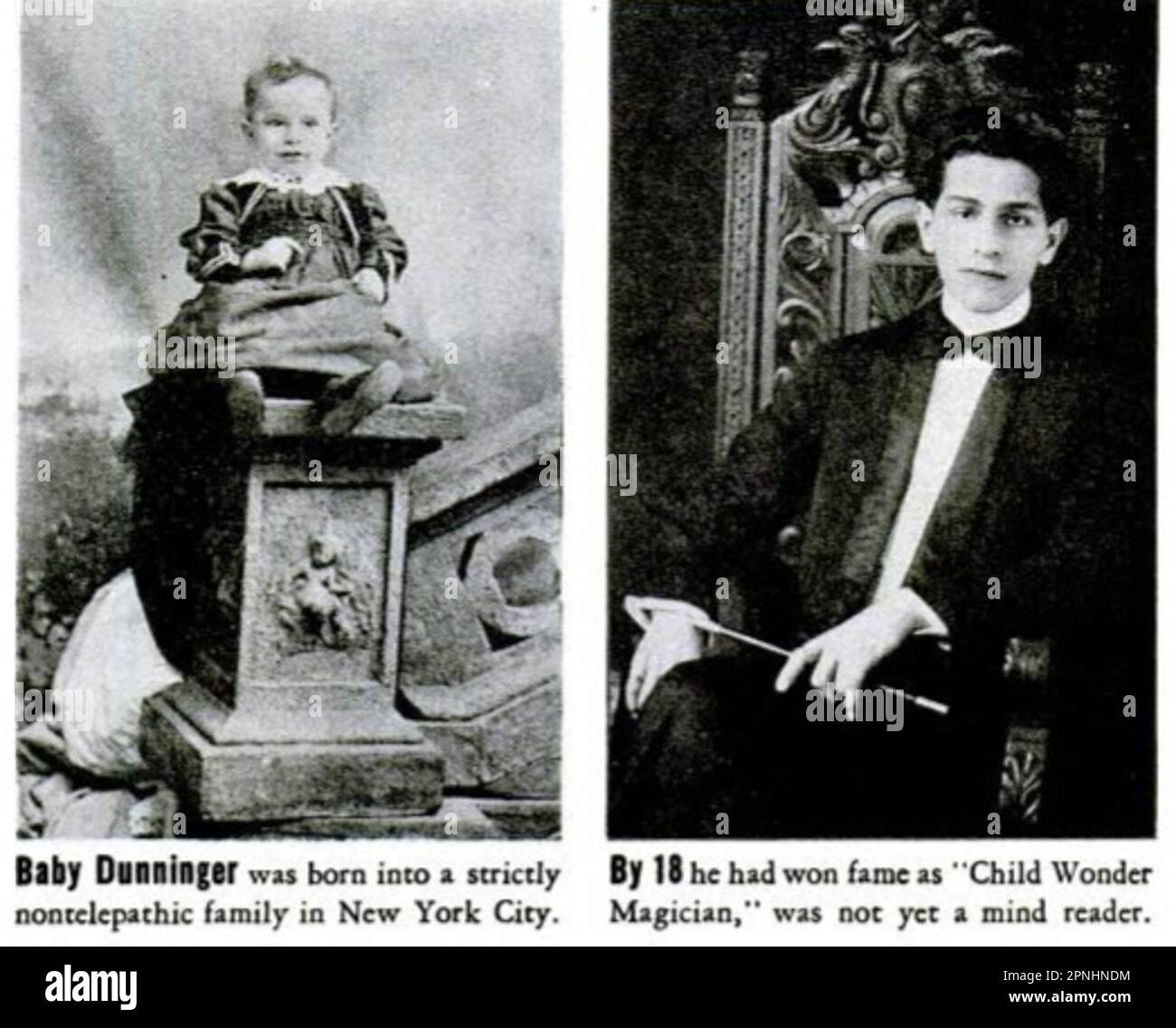 Dunninger hi-res stock photography and images - Alamy