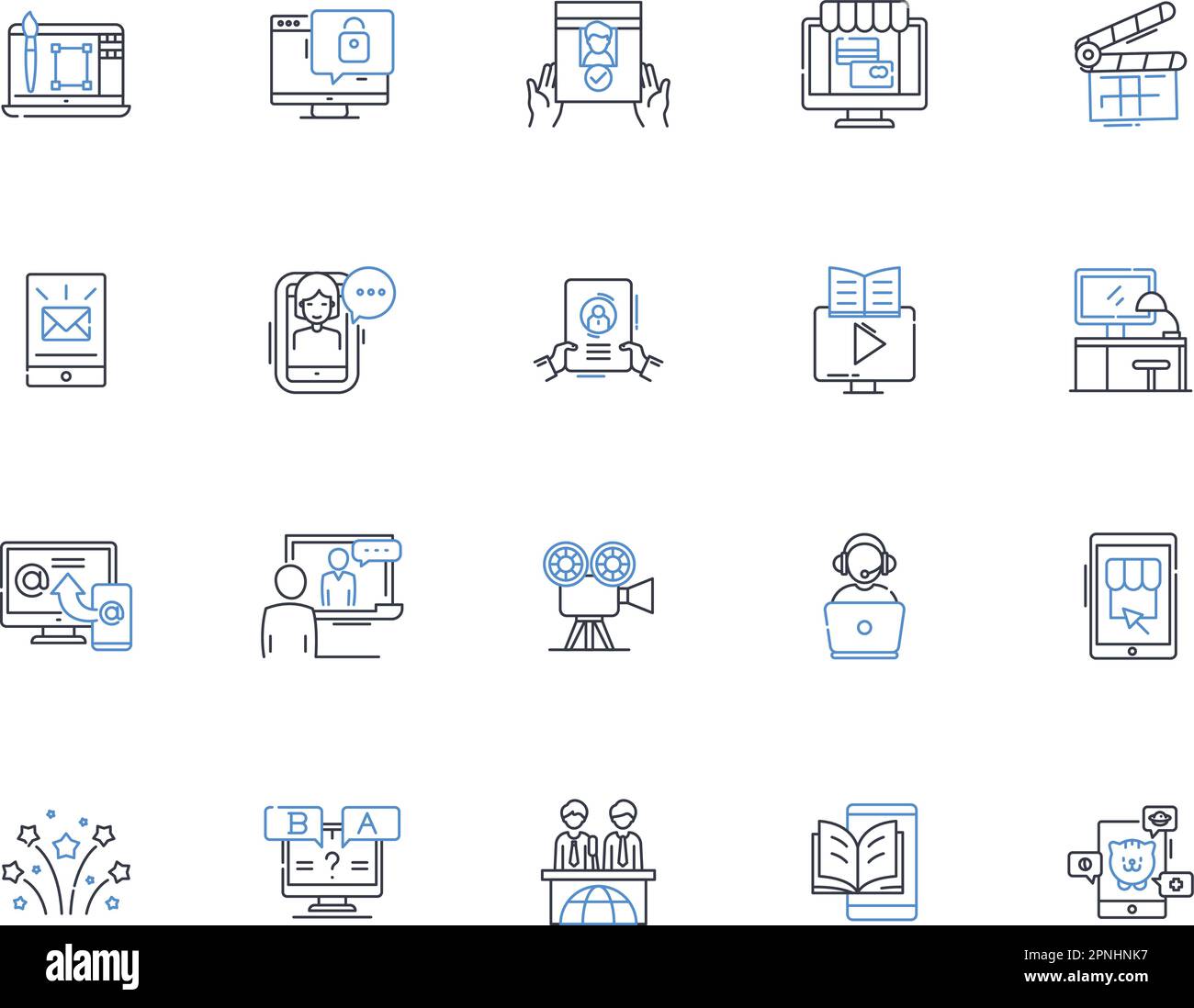Exposure line icons collection. Light, Camera, Exposure, Shutter ...