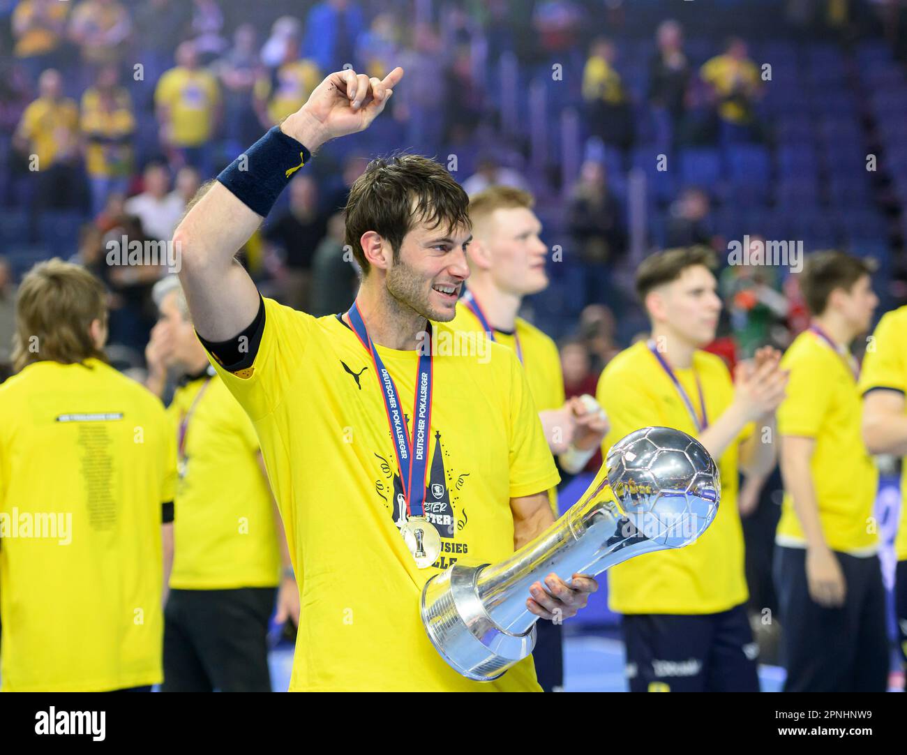 Celebration uwe gensheimer hi-res stock photography and images - Alamy