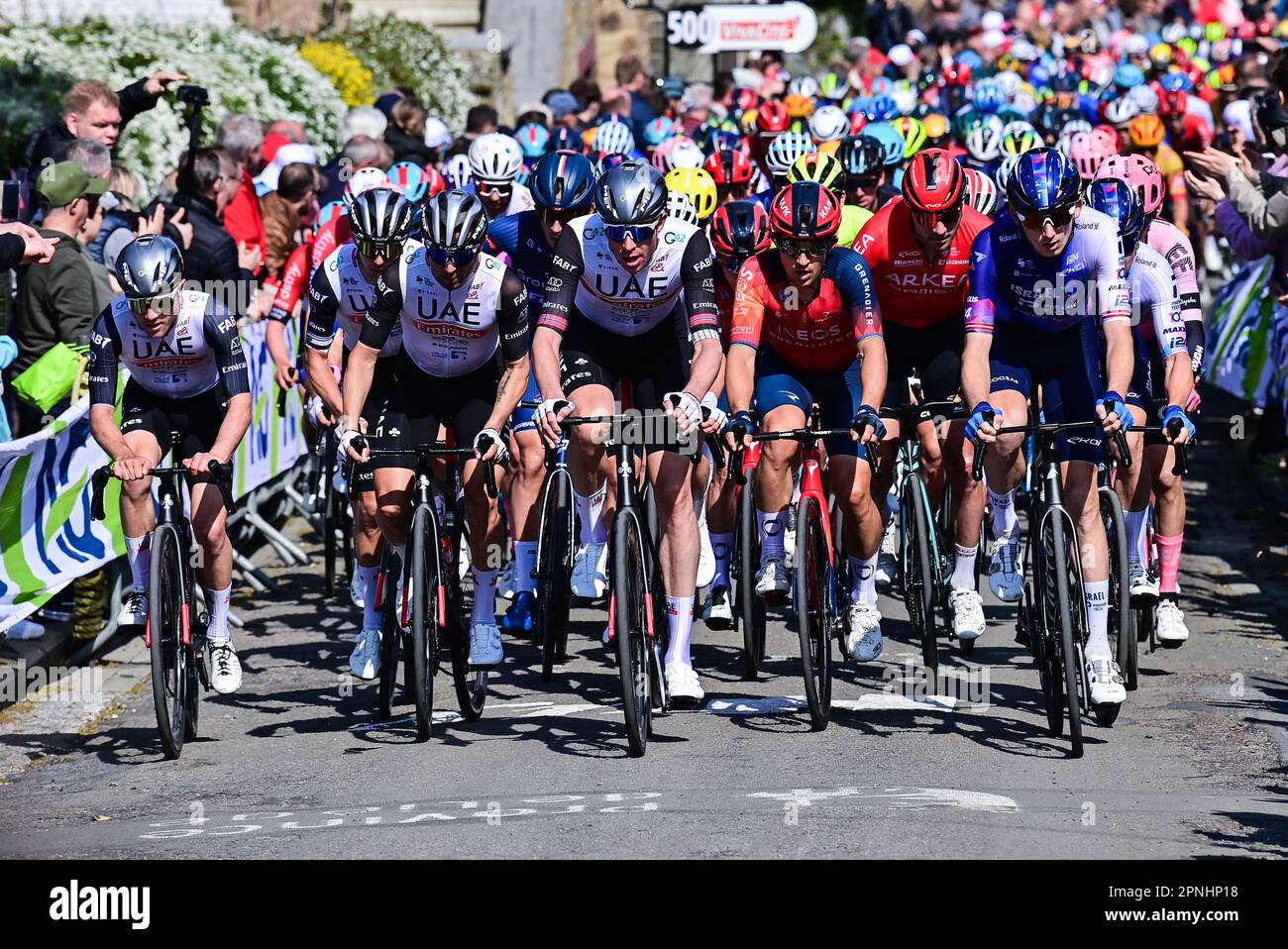 Huy, Belgium. 19th Apr, 2023. Norwegian Vegard Stake Laengen of UAE ...