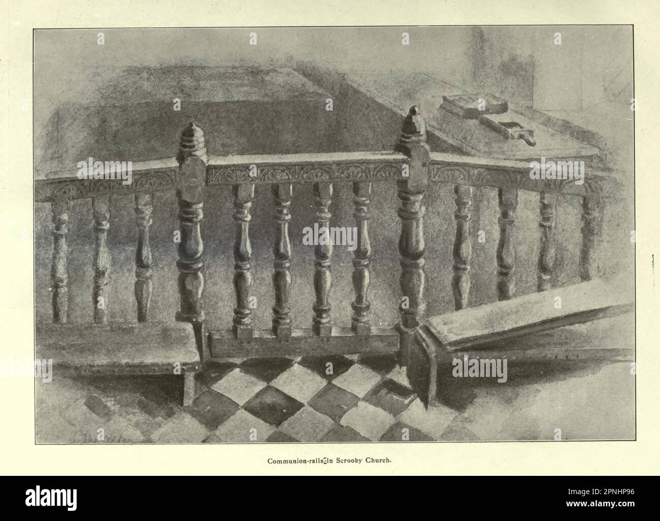 Communion Rails in Scrooby Church William Brewster and the Church at ...