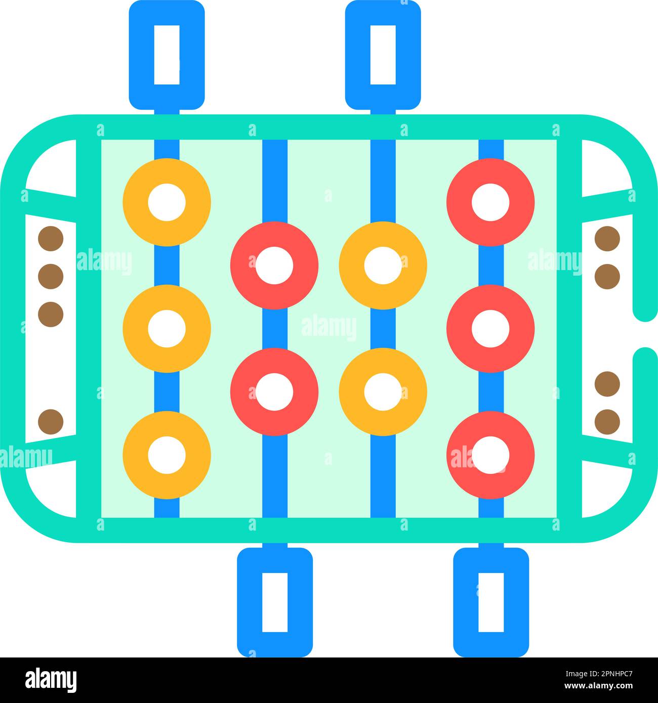 Children playing table soccer Cut Out Stock Images & Pictures - Alamy