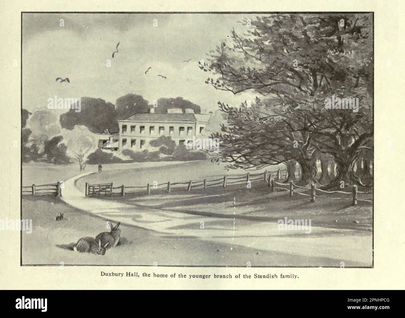 Duxbury Hall, the home of the younger branch of the Standish family ...