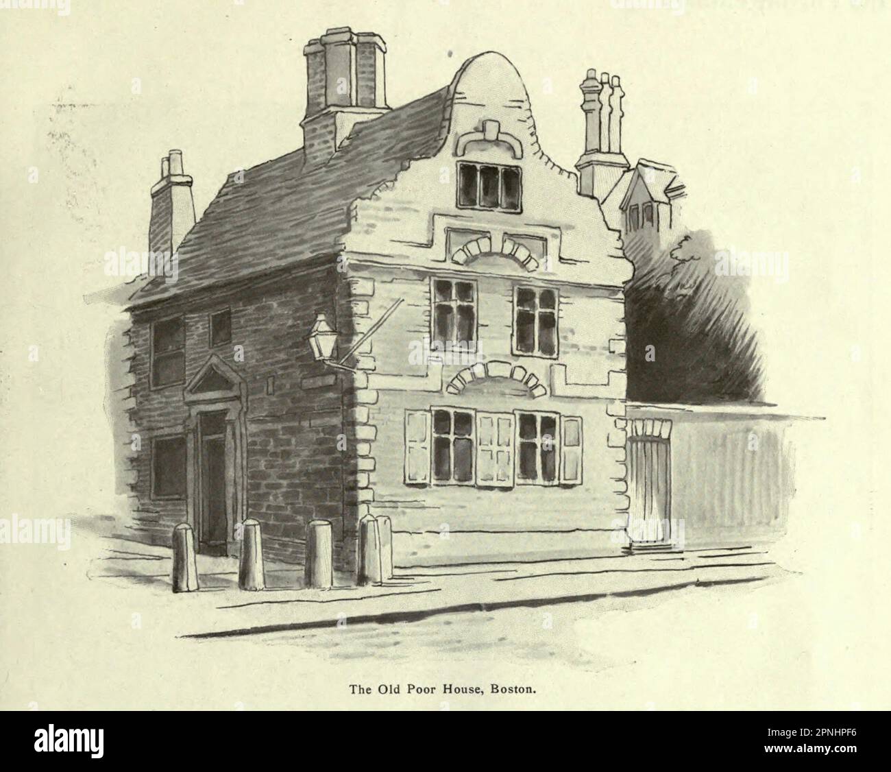 The Old Poor House, Boston Lincolnshire; England from the book ' Homes ...