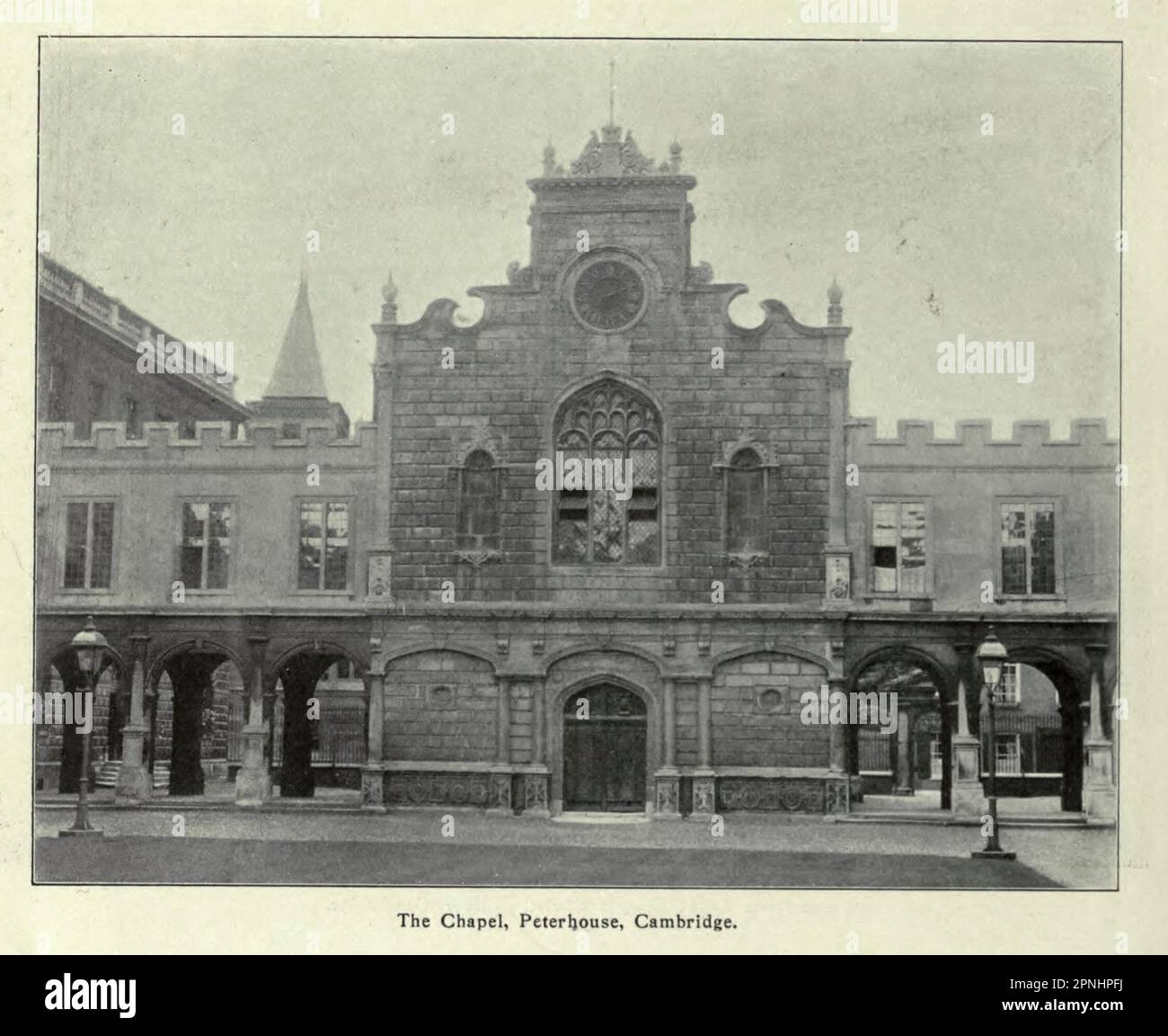 The Chapel, Peterhouse, Cambridge from the book ' Homes and haunts of ...