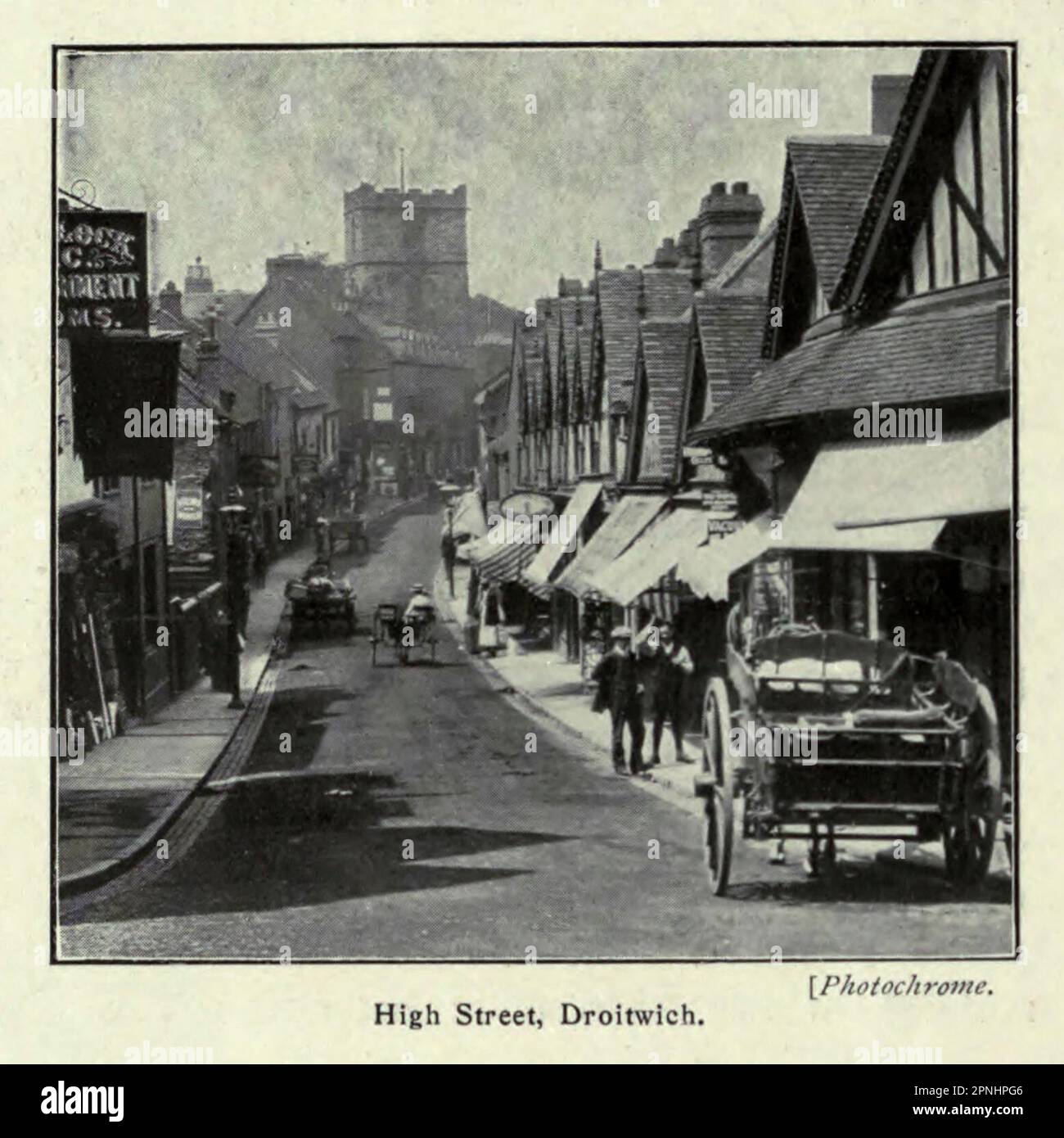 High Street, Droitwich from the book ' Homes and haunts of the Pilgrim ...