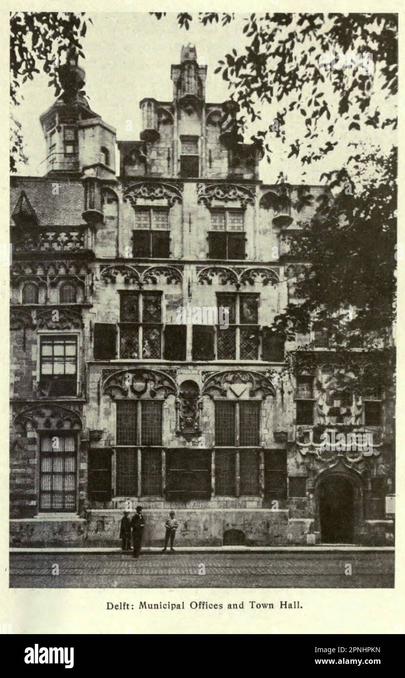 Delft, Municipal Offices and Town Hall from the book ' Homes and haunts ...