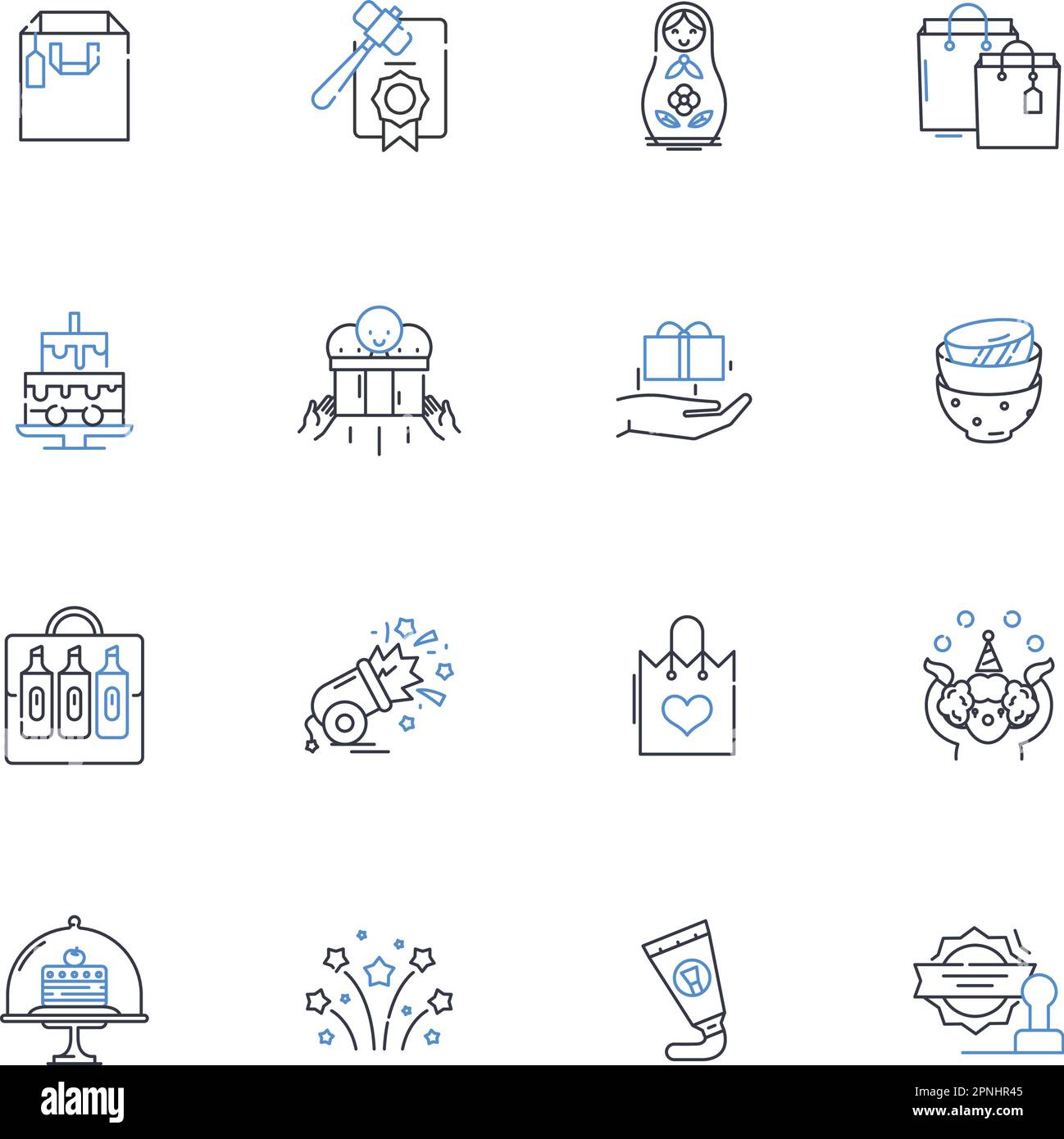 Handouts line icons collection. Pamphlets, Brochures, Flyers, Posters ... Handouts line icons collection. Pamphlets, Brochures, Flyers, Posters ...