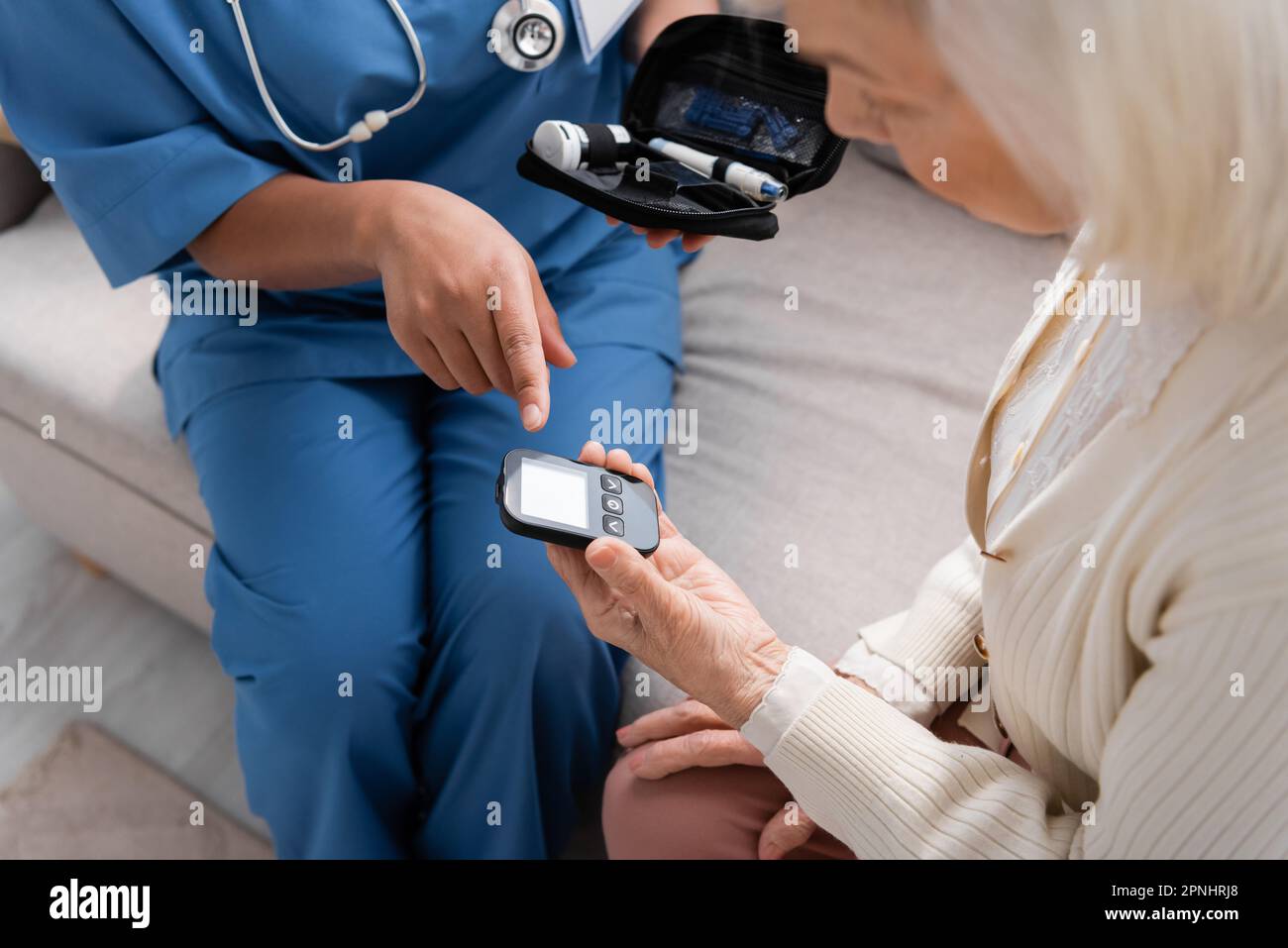 Glucometer kit hi-res stock photography and images - Alamy