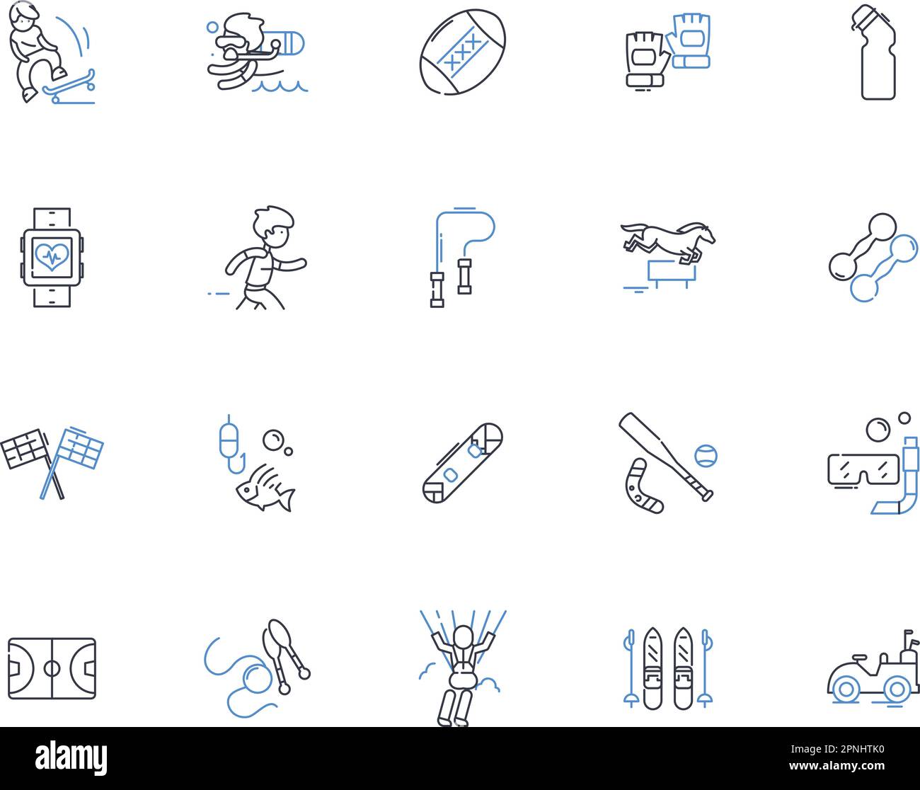 Leisure line icons collection. Relaxation, Recreation, Hobbies ...