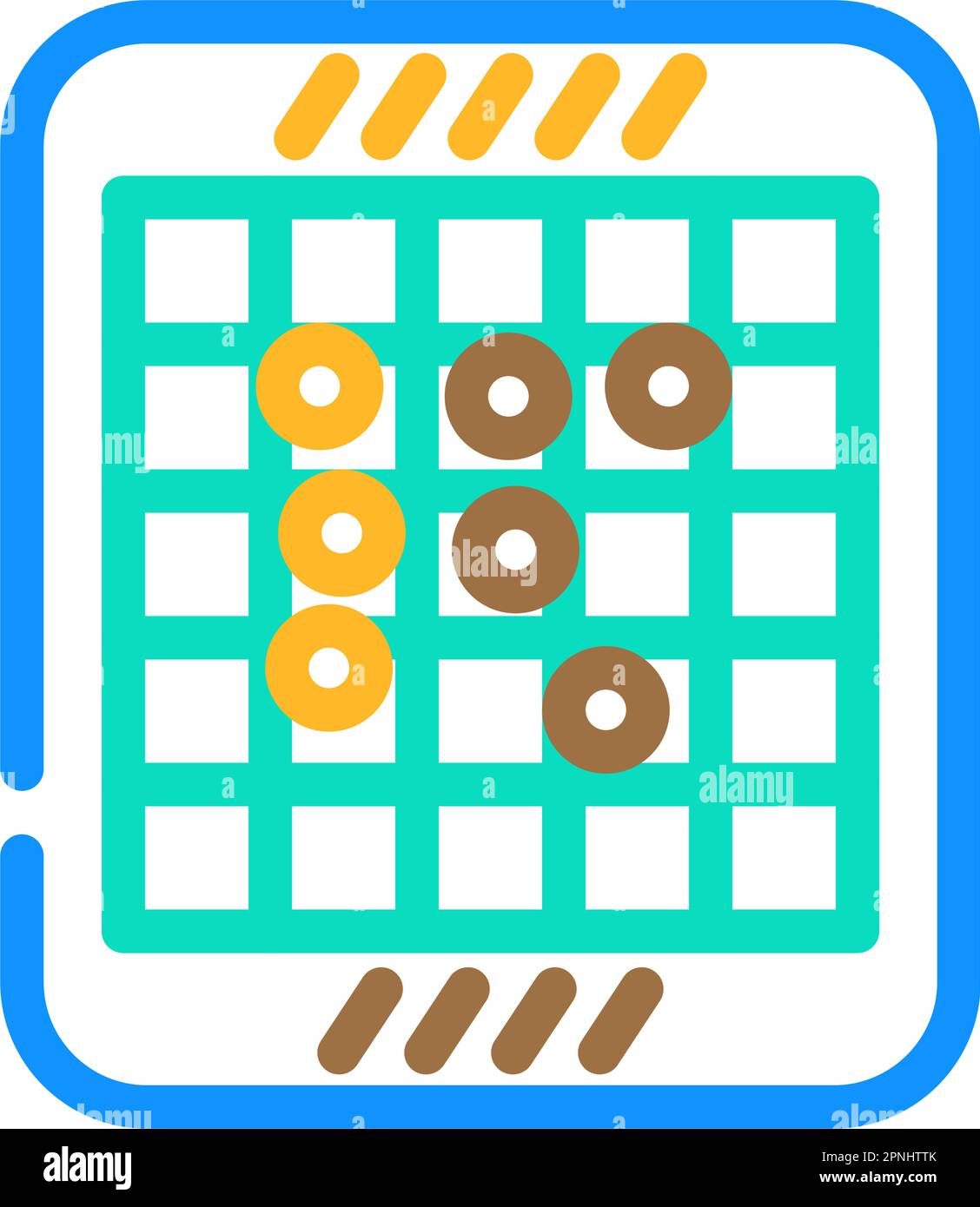 othello game board table color icon vector illustration Stock Vector ...