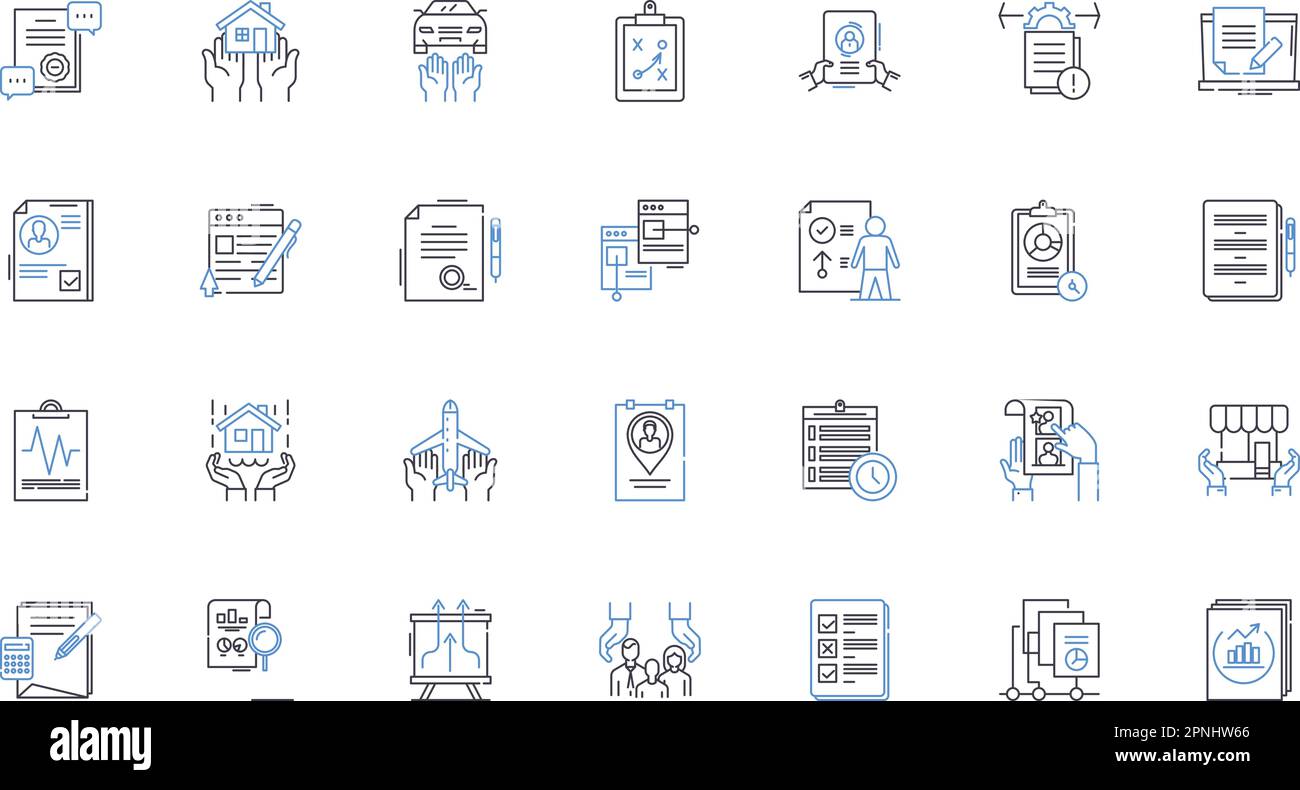 Warranty line icons collection. Protection, Assurance, Guarantee ...