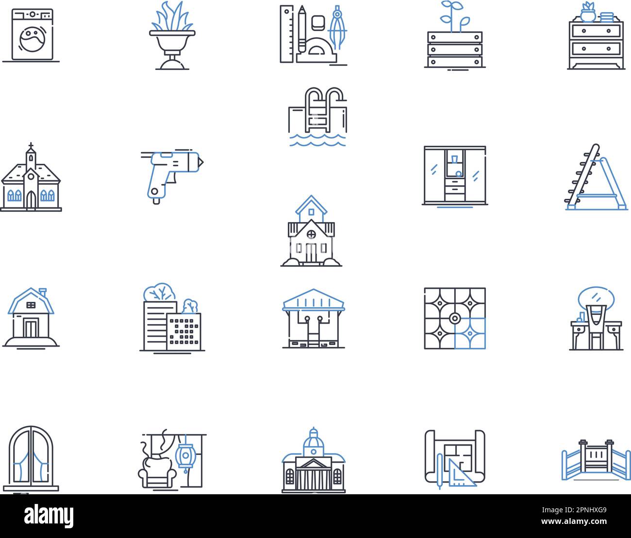 Environmental initiative line icons collection. Conservation, Recycling ...