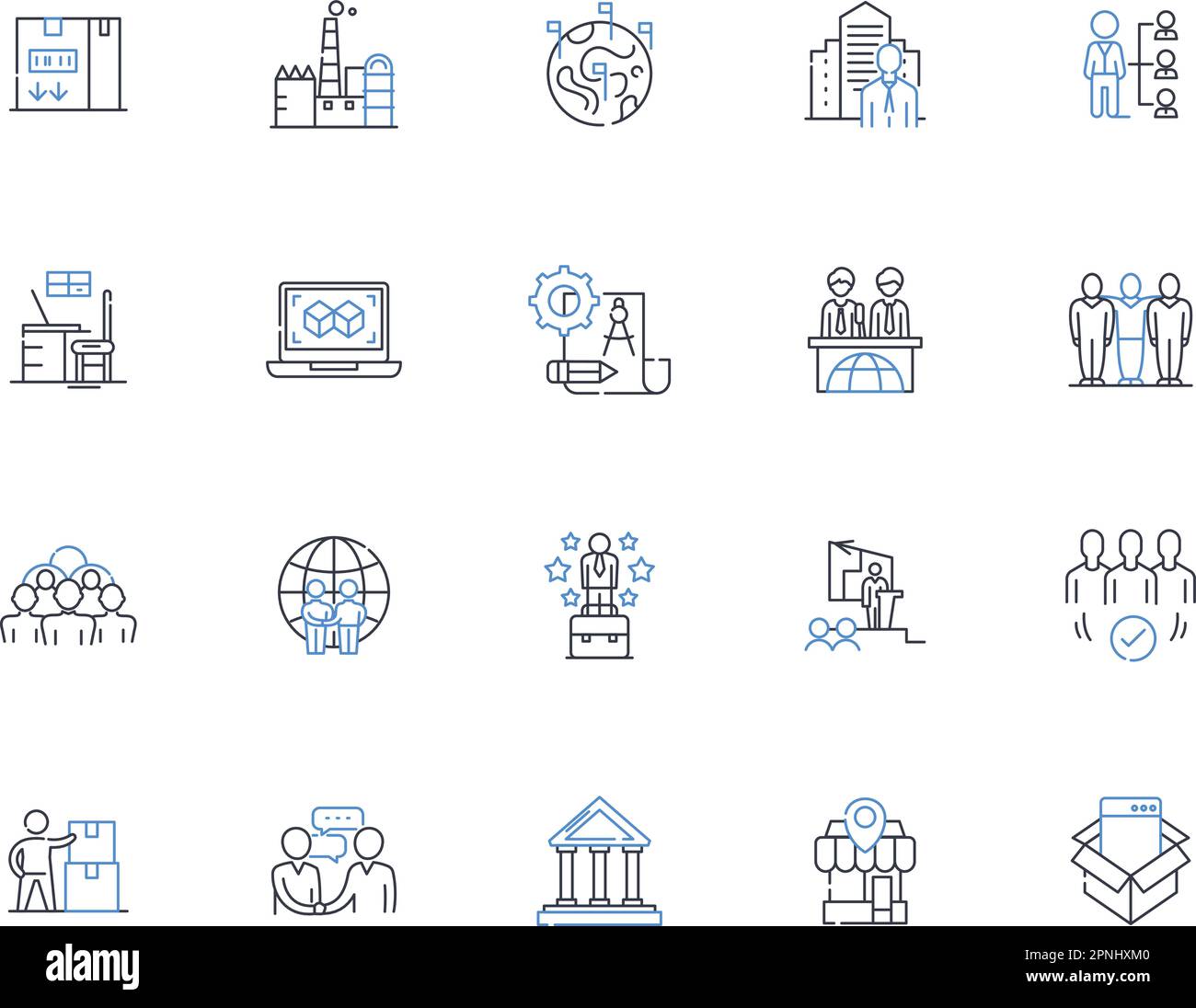 IT governance line icons collection. Governance, Compliance ...