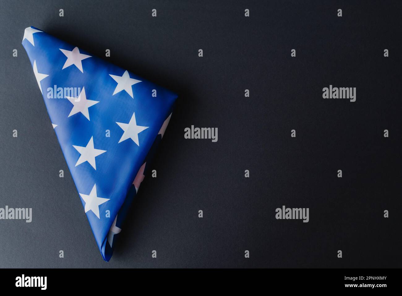 Us Flag Folded Triangle