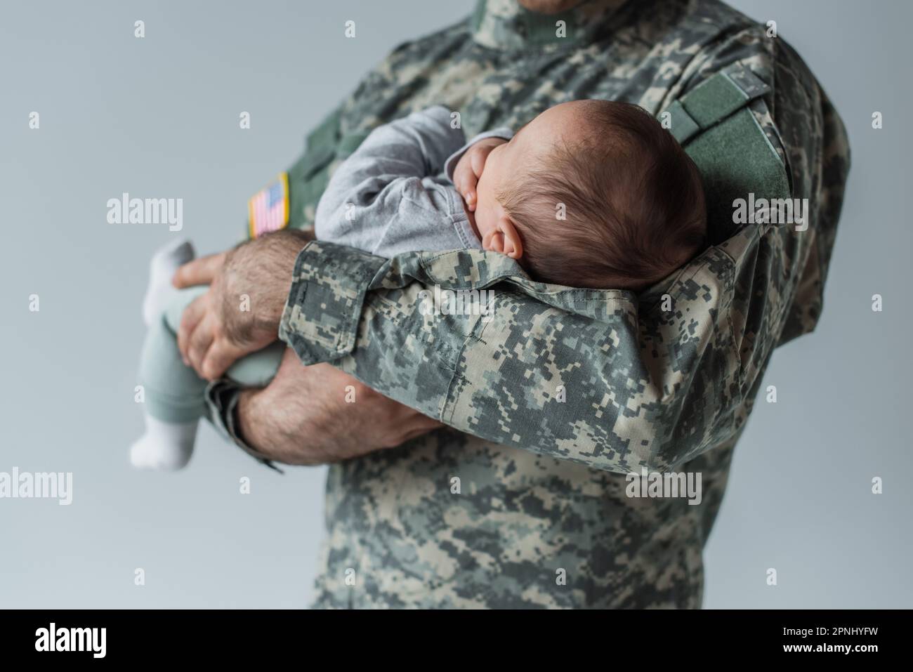 Baby in military uniform hi-res stock photography and images - Alamy