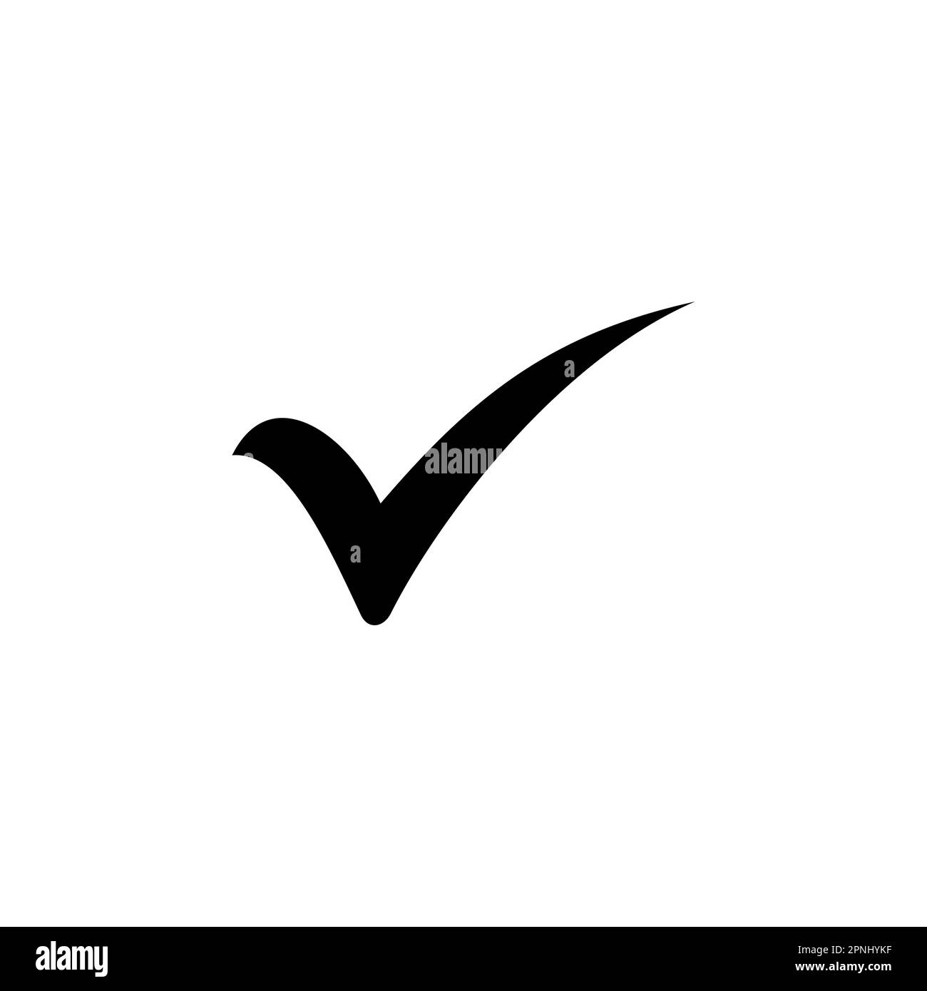 Check mark vector. Check mark icon. Tick mark symbol vector Stock ...