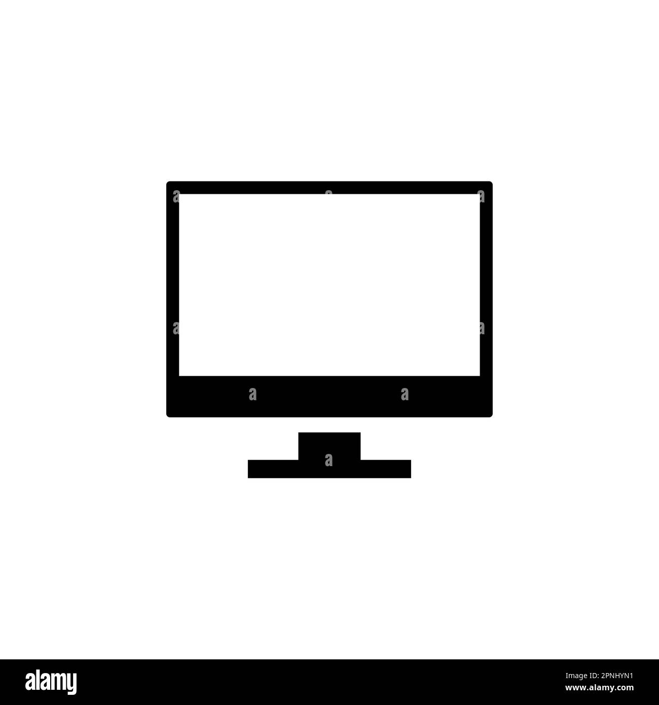 Computer icon vector. computer monitor icon vector Stock Vector Image & Art - Alamy