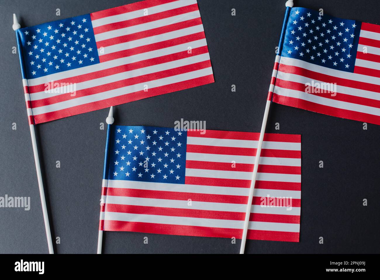 Top view three flags hi-res stock photography and images - Alamy