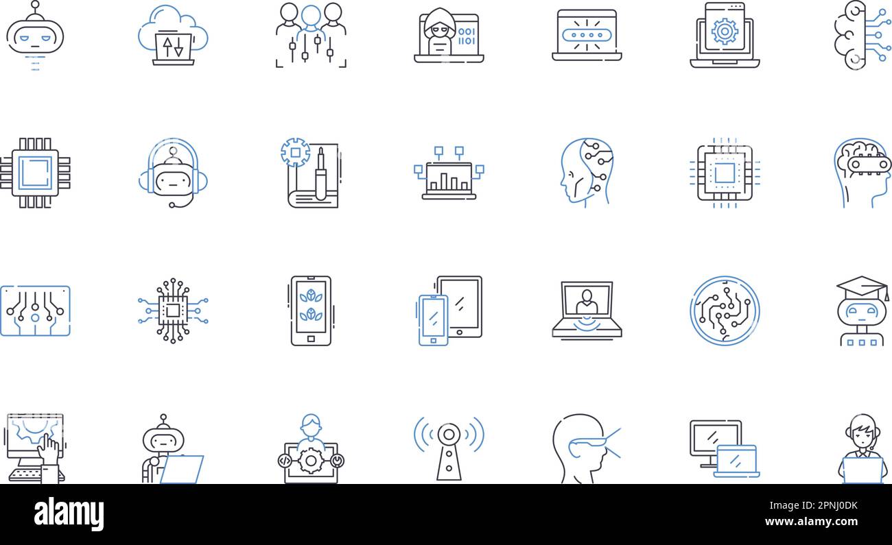 Einstein types line icons collection. Genius, Theory, Relativity ... Einstein types line icons collection. Genius, Theory, Relativity ...