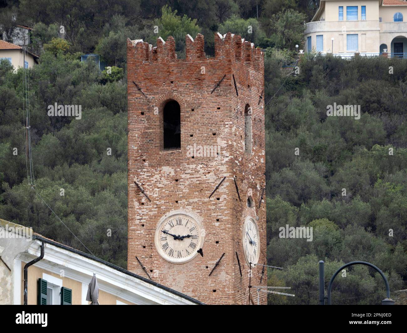 Old noli medieval village liguria italy Stock Photo - Alamy