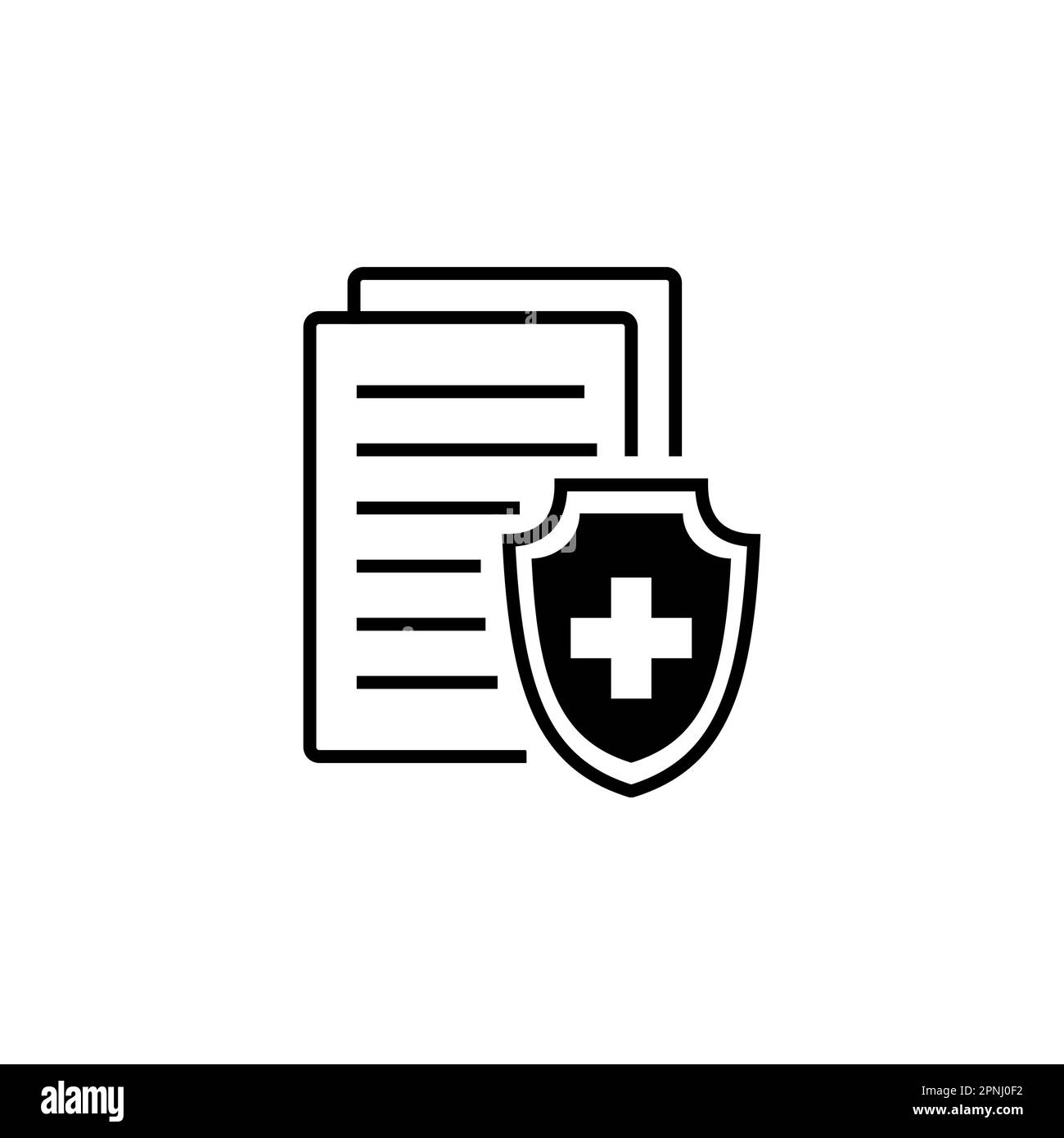 Medical insurance icon vector. health insurance icon Stock Vector Image ...