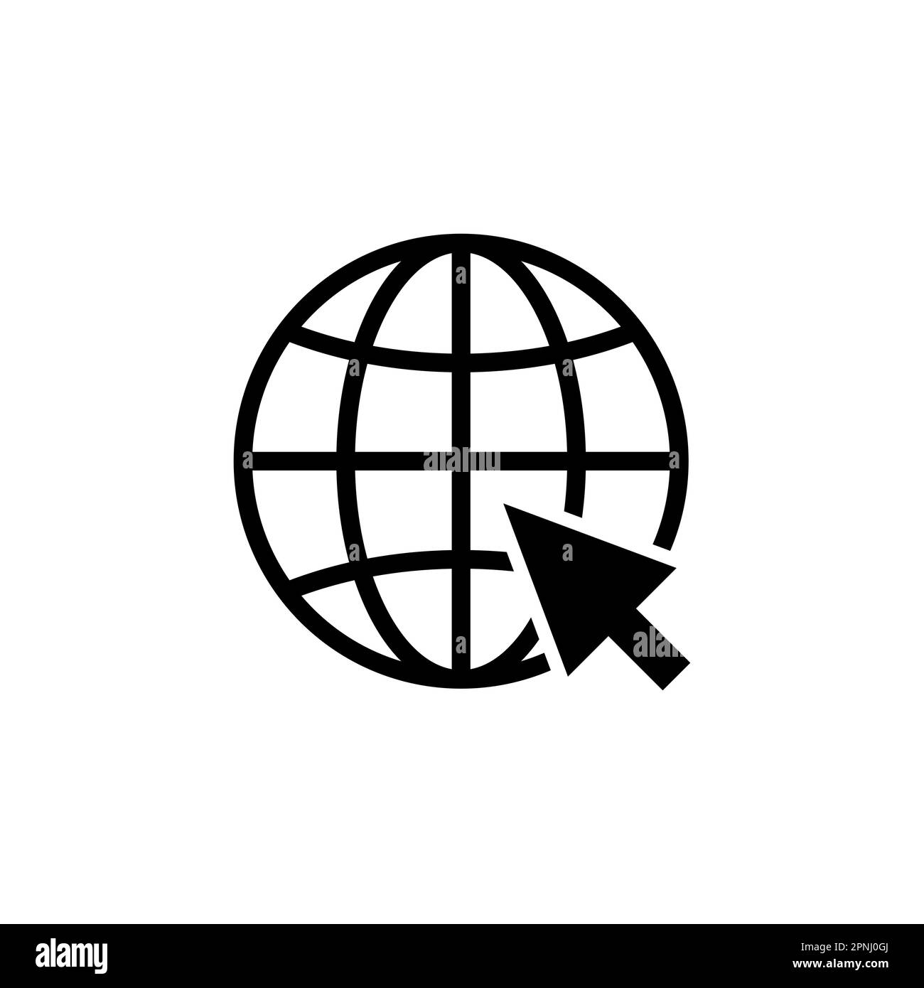 Web icon vector. go to web icon. web click icon Stock Vector Image ...