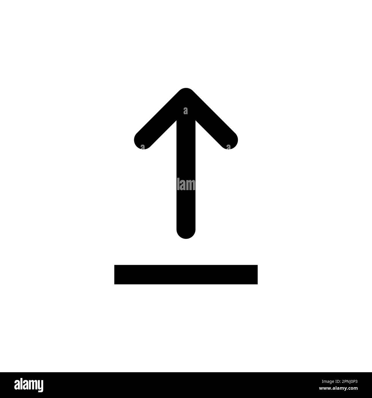 Upload icon vector. load data symbol Stock Vector Image & Art - Alamy
