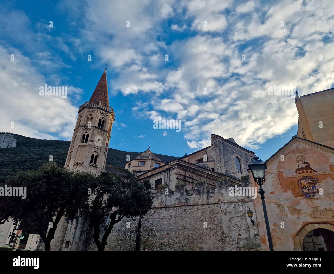 The Finalborgo liguria medieval village Italy Stock Photo - Alamy