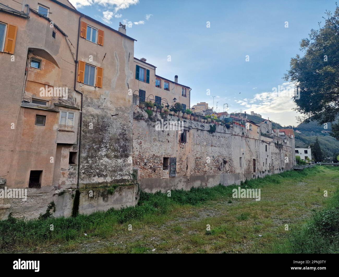 The Finalborgo liguria medieval village Italy Stock Photo - Alamy