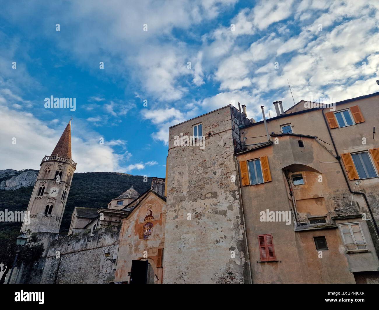 The Finalborgo liguria medieval village Italy Stock Photo - Alamy