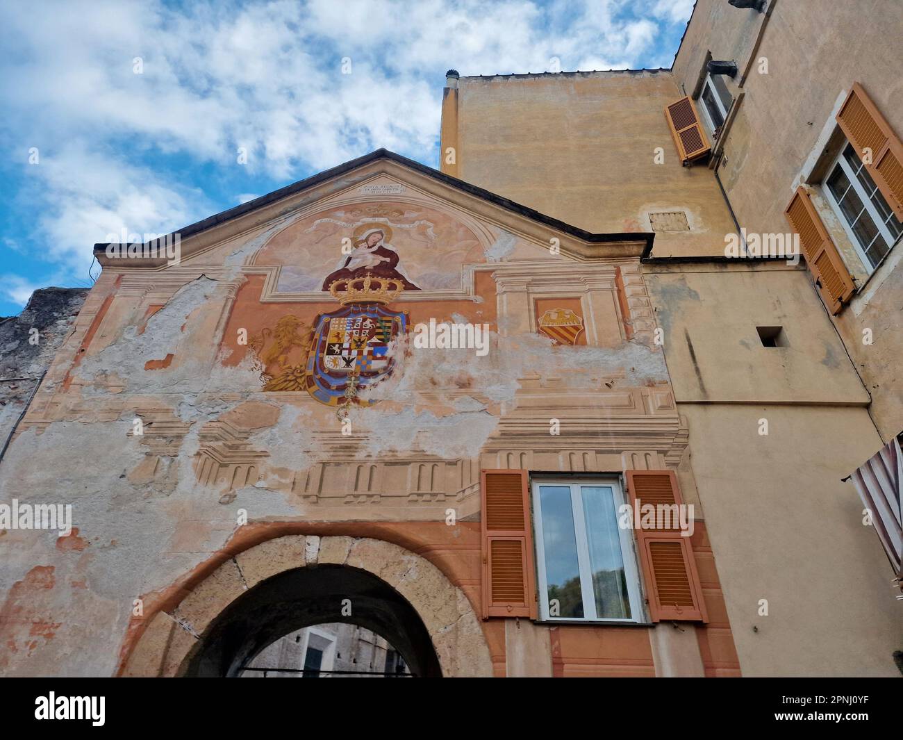 The Finalborgo liguria medieval village Italy Stock Photo - Alamy