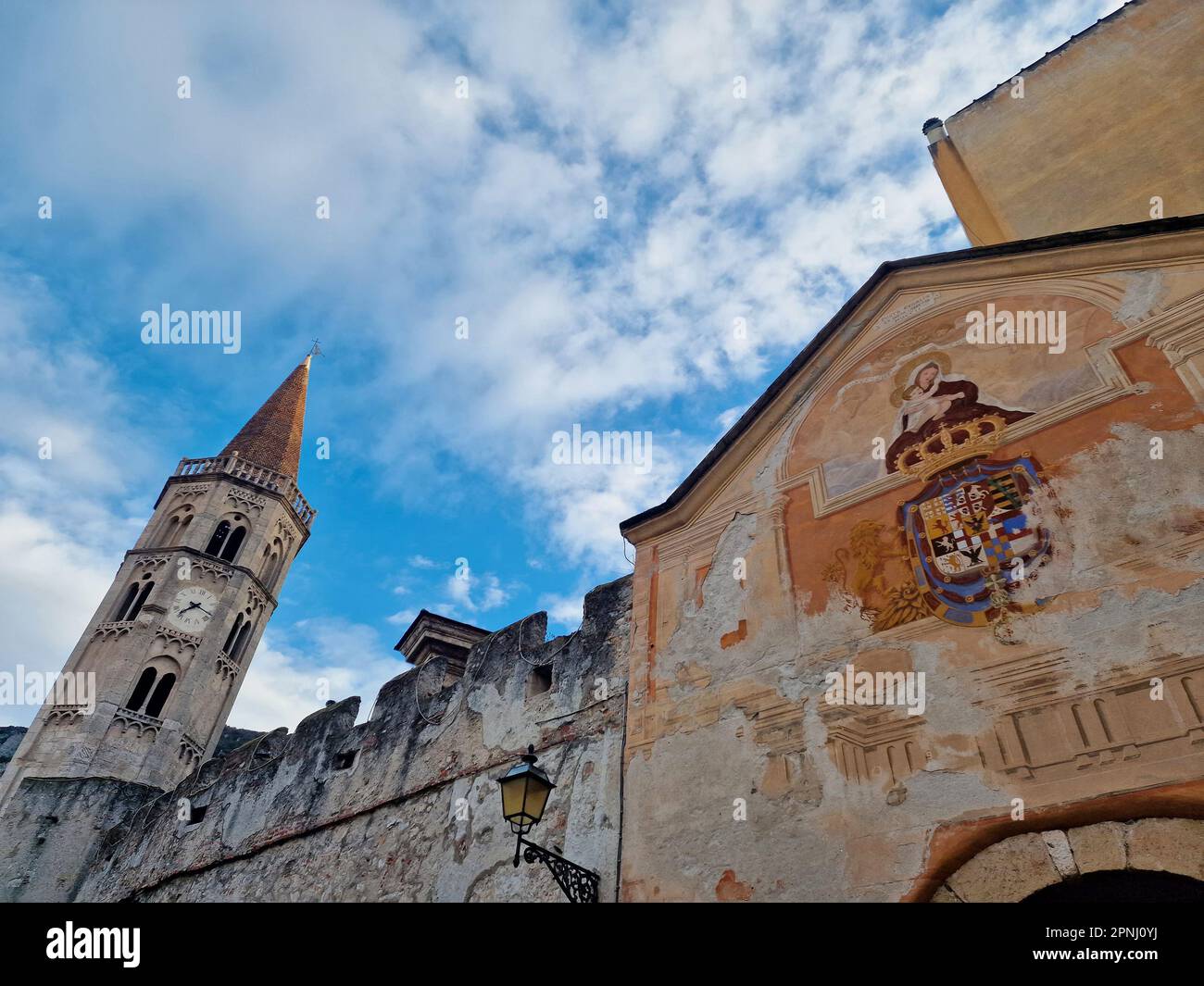The Finalborgo liguria medieval village Italy Stock Photo - Alamy