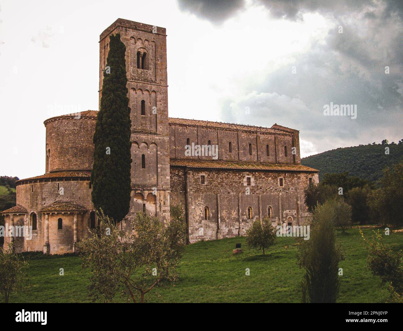 The Tuscan Landscape in Italy is known for its Idyllic Landscape Stock ...