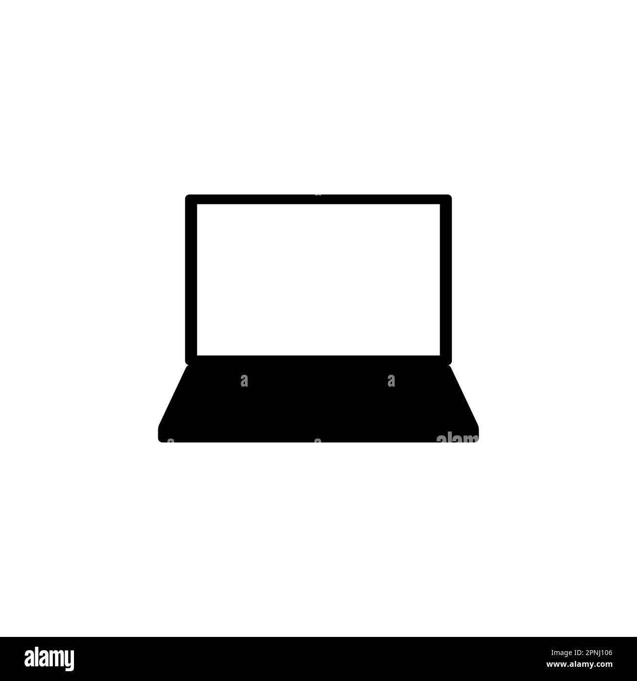 Laptop icon vector. computer icon vector Stock Vector Image & Art - Alamy
