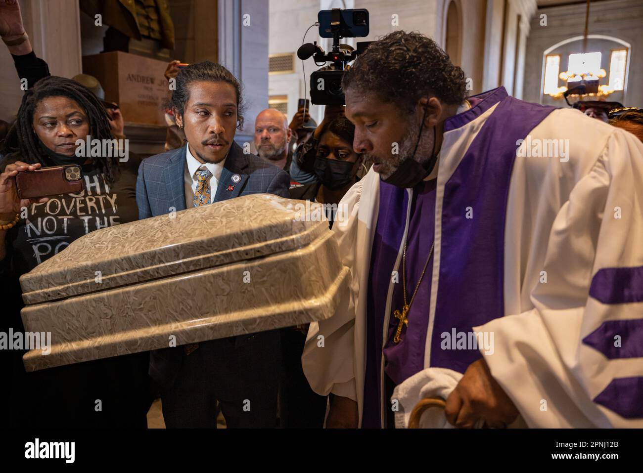 U.S. Rep ?Justin Jones (??D-Nashville?)? attempts to bring an empty ...