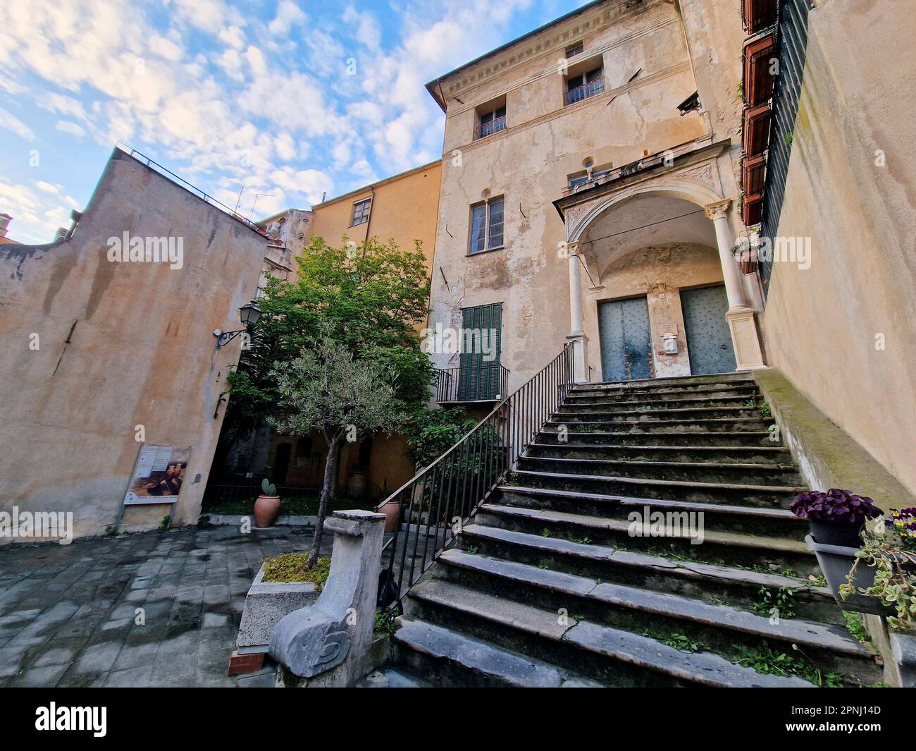 The Finalborgo liguria medieval village Italy Stock Photo - Alamy