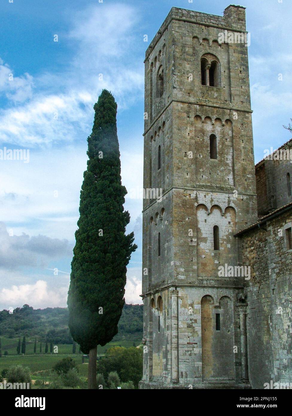 The Tuscan Landscape in Italy is known for its Idyllic Landscape Stock ...