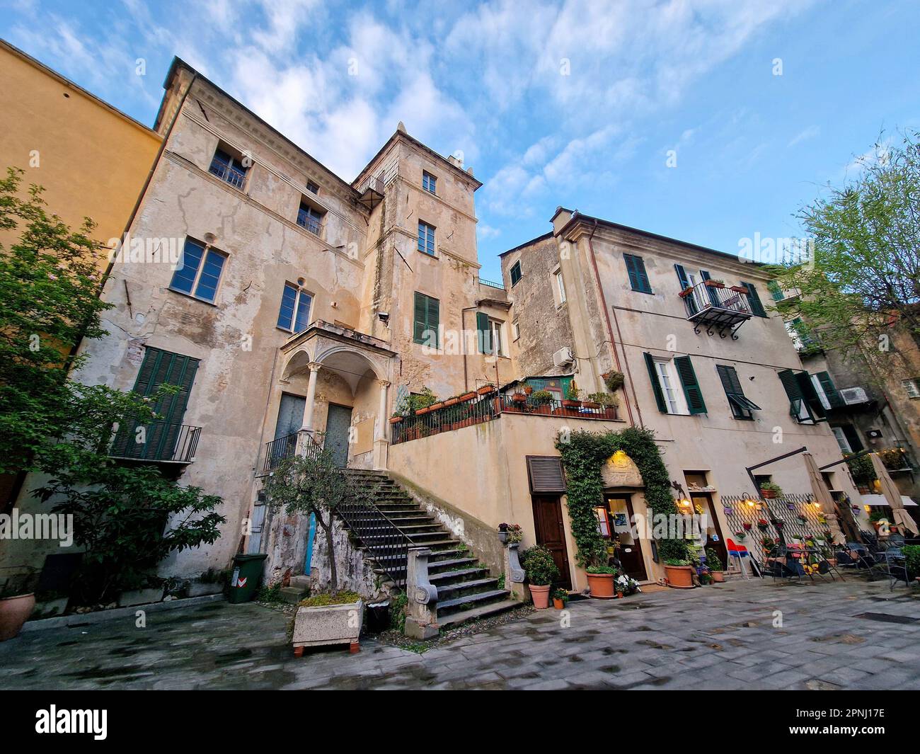 The Finalborgo liguria medieval village Italy Stock Photo - Alamy