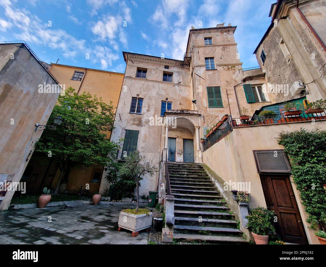 The Finalborgo liguria medieval village Italy Stock Photo - Alamy