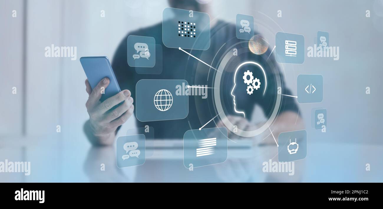 Smart device virtual control interface. Artificial intelligence new ...