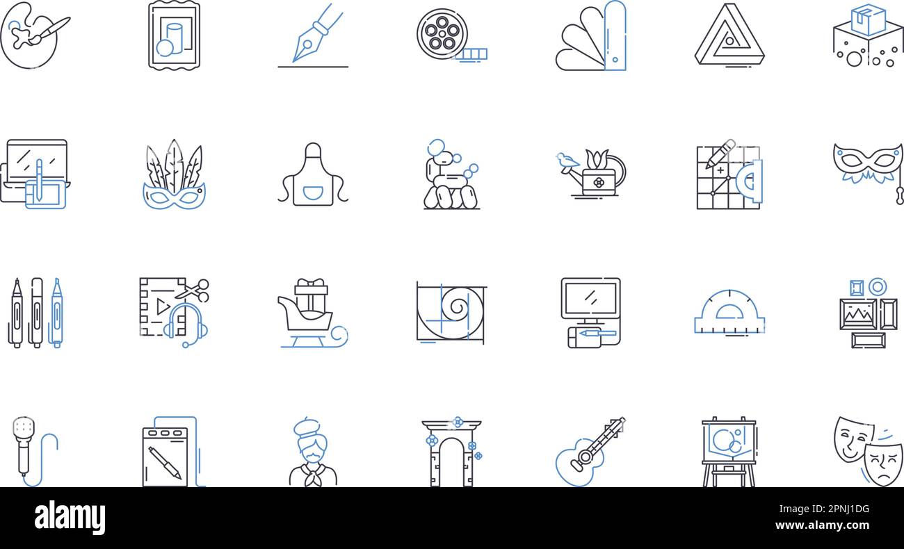 Custom Made Clothing Line Icons Collection Tailored Bespoke Personalized Made To Order