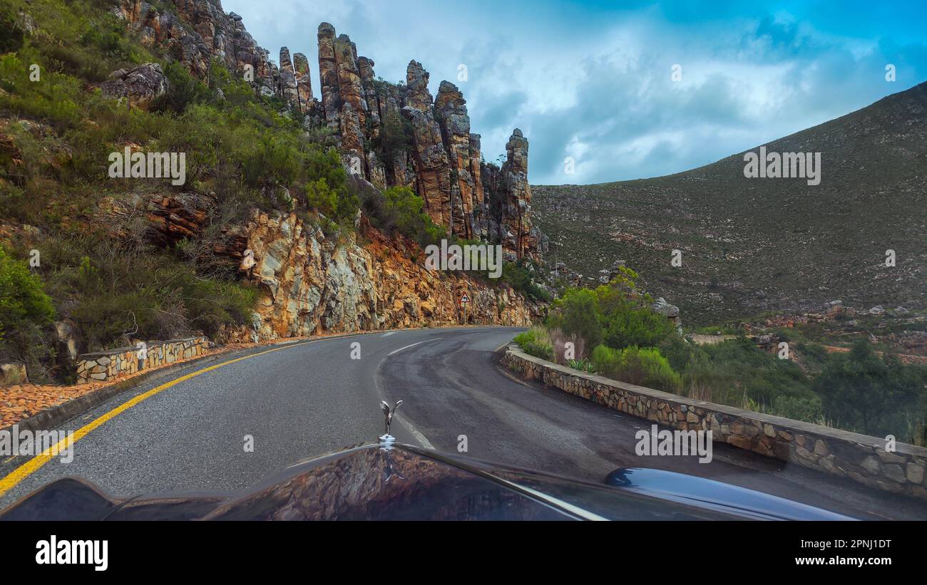 Barrydale, South Africa - 27 January 2023: a Rolls Royce circulating on ...