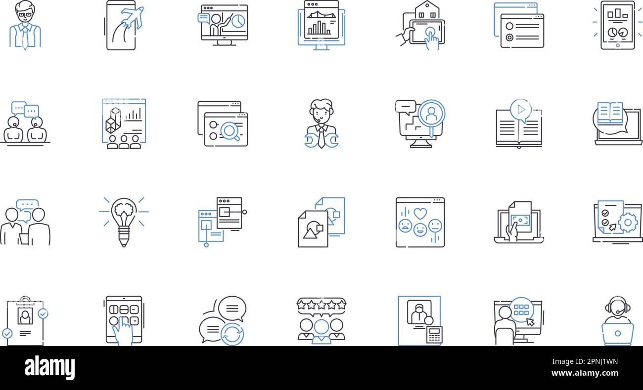 Digital resources line icons collection. Technology, Online, Digital ... Digital resources line icons collection. Technology, Online, Digital ...